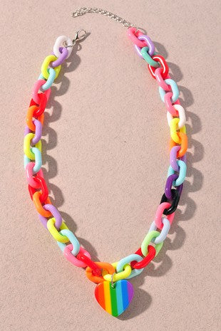 Rainbow Chain Necklace – Shopsunnystate